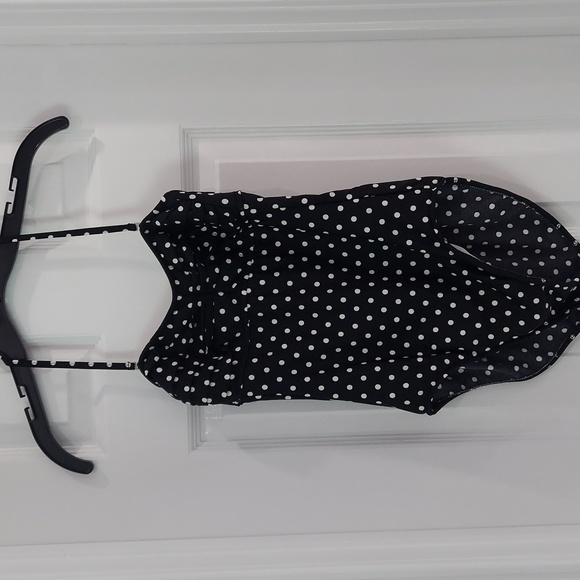 Vintage | Swim | Vintage Polka Dot One Piece Swimsuit | Poshmark
